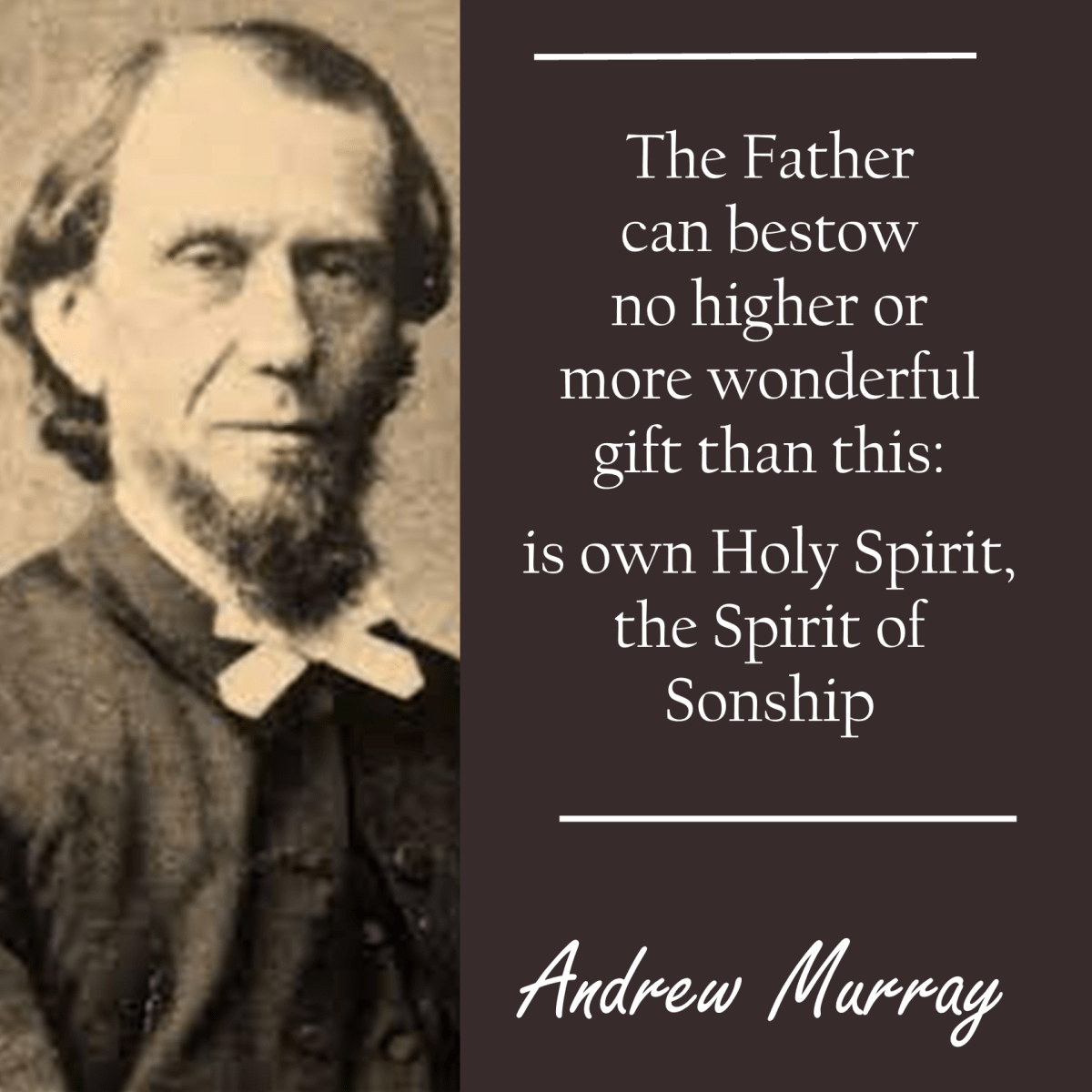The Promise of The Father – LIFE ON THE ALTAR